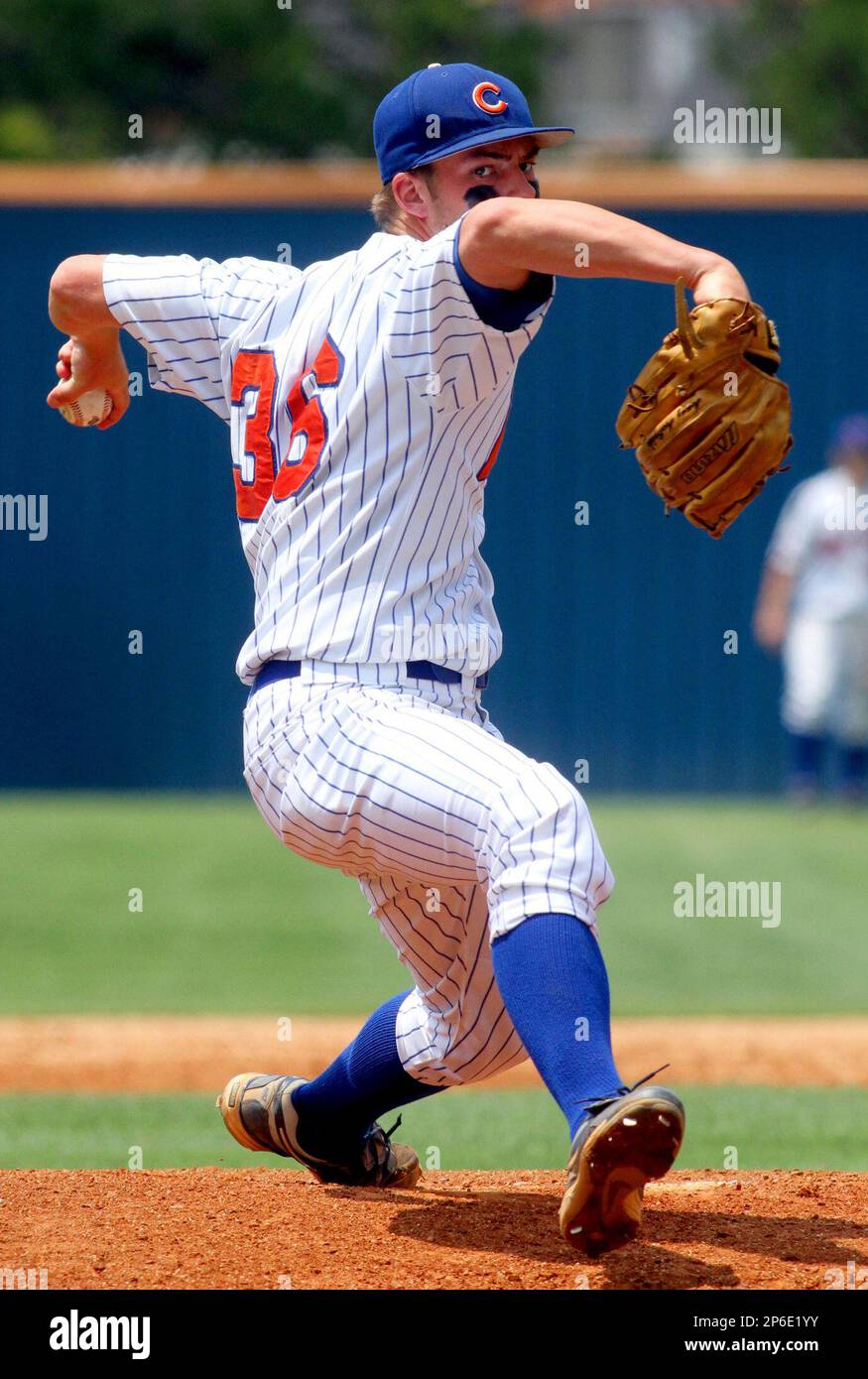 Columbus High School starter Kyle Carter delivers against Cartersville ...