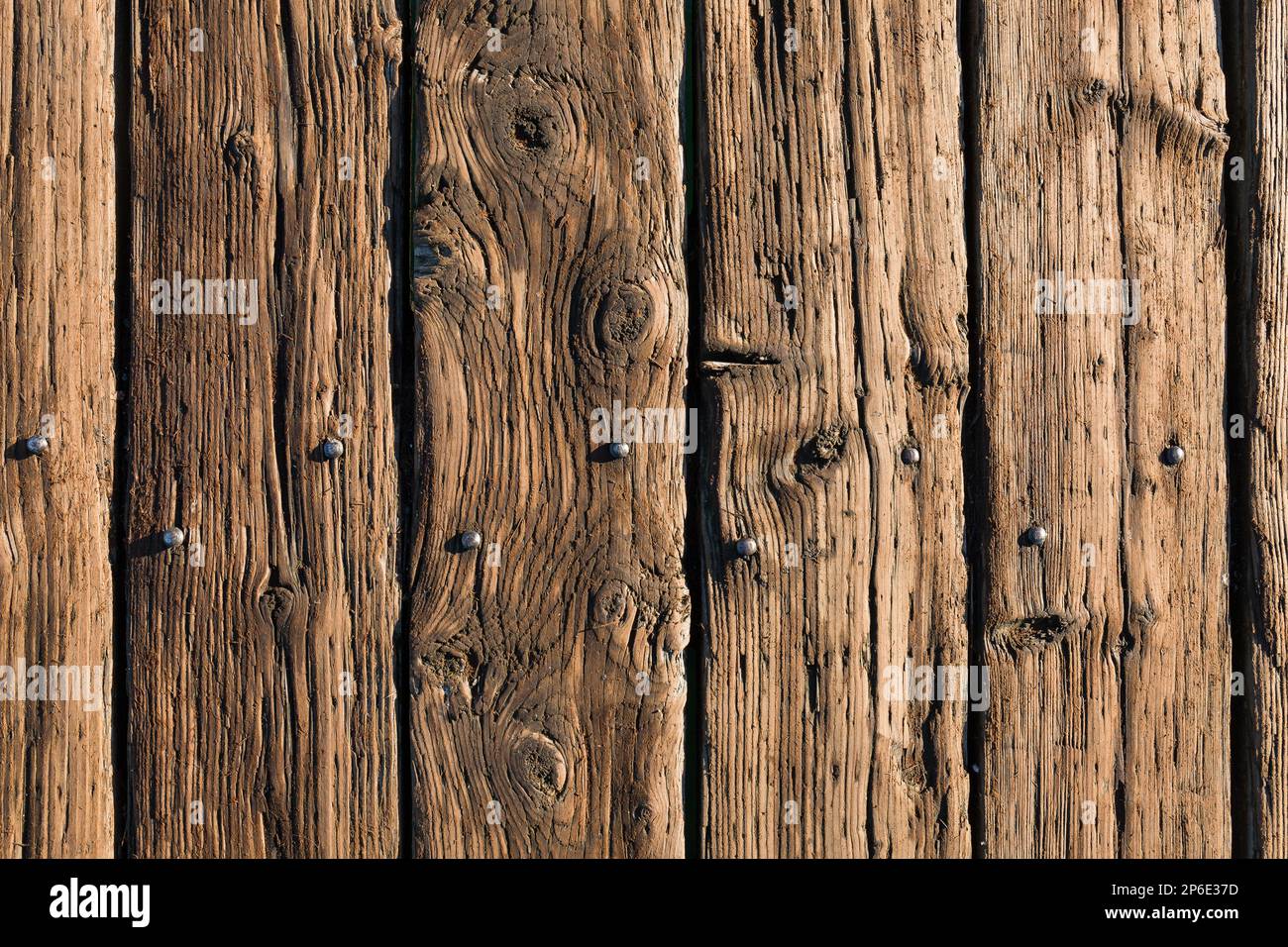 Detail of Wood Planks on Dock Background Stock Photo - Alamy