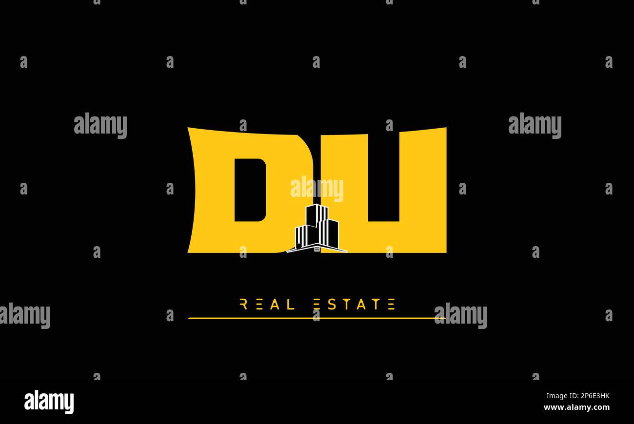 Du real estate initials hi-res stock photography and images - Alamy