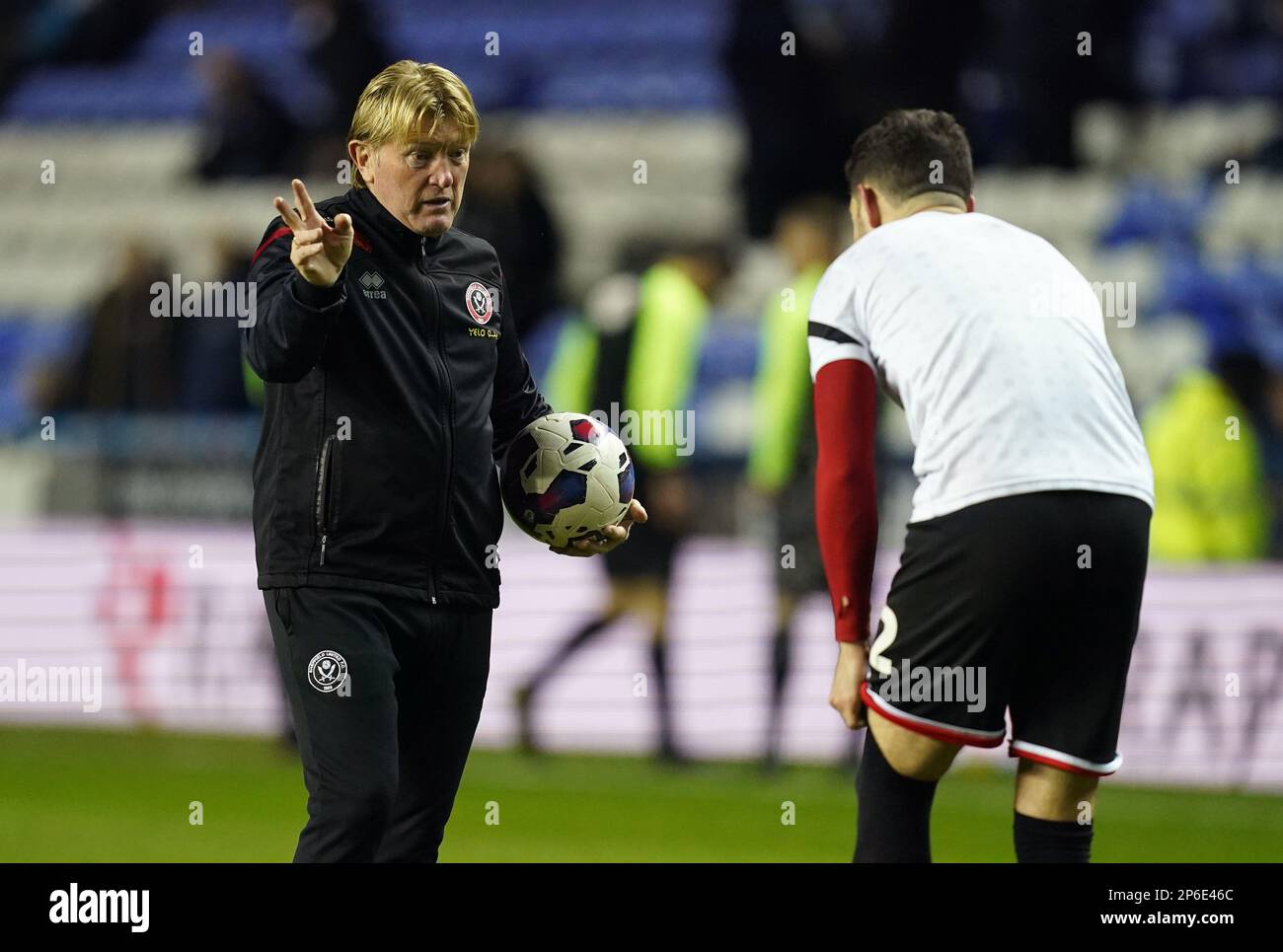 Sheffield United assistant manager Stuart McCall before the Sky Bet ...