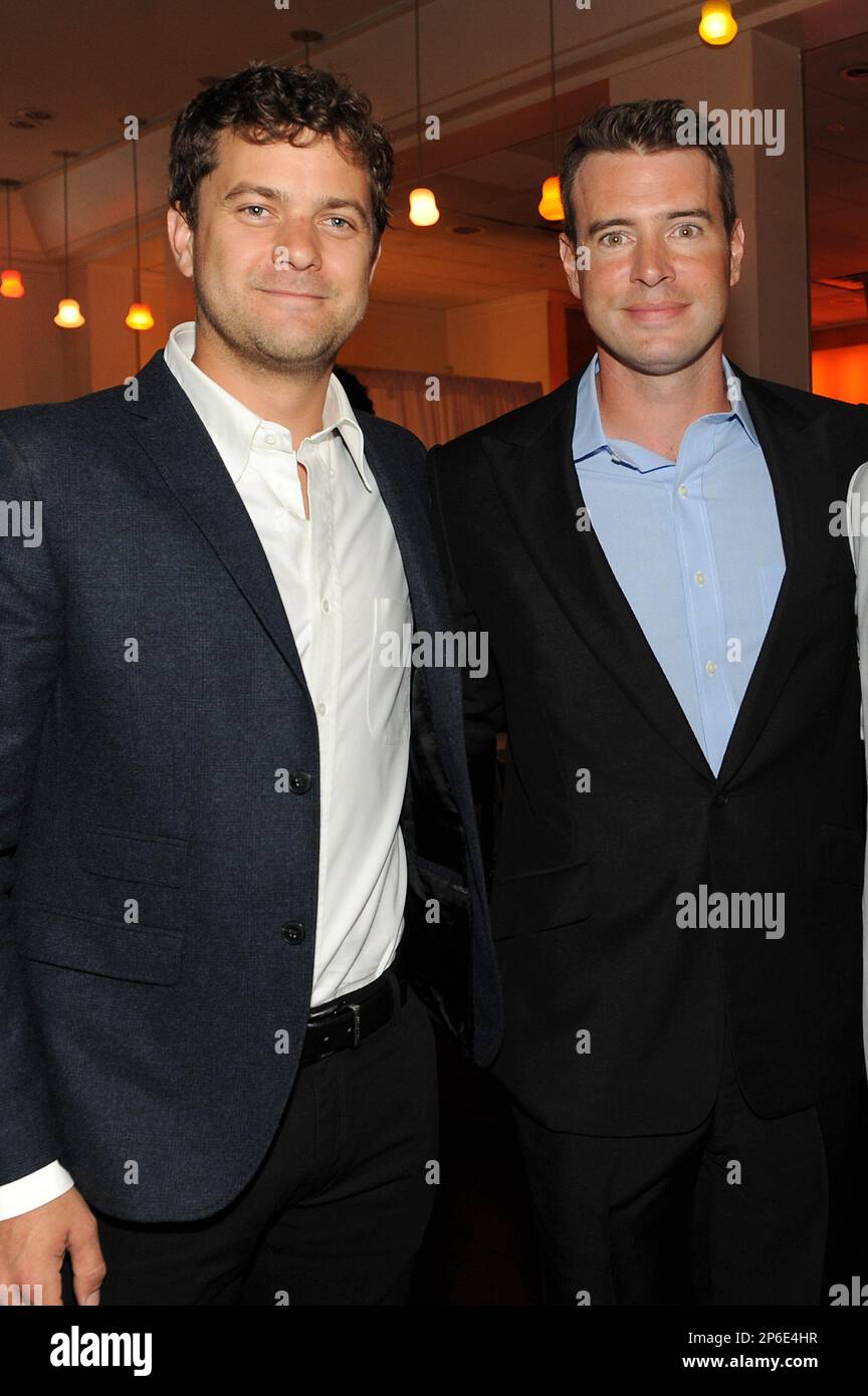 NEW YORK, NY - MAY 14: Scott Foley, Joshua Jackson in the green room ...