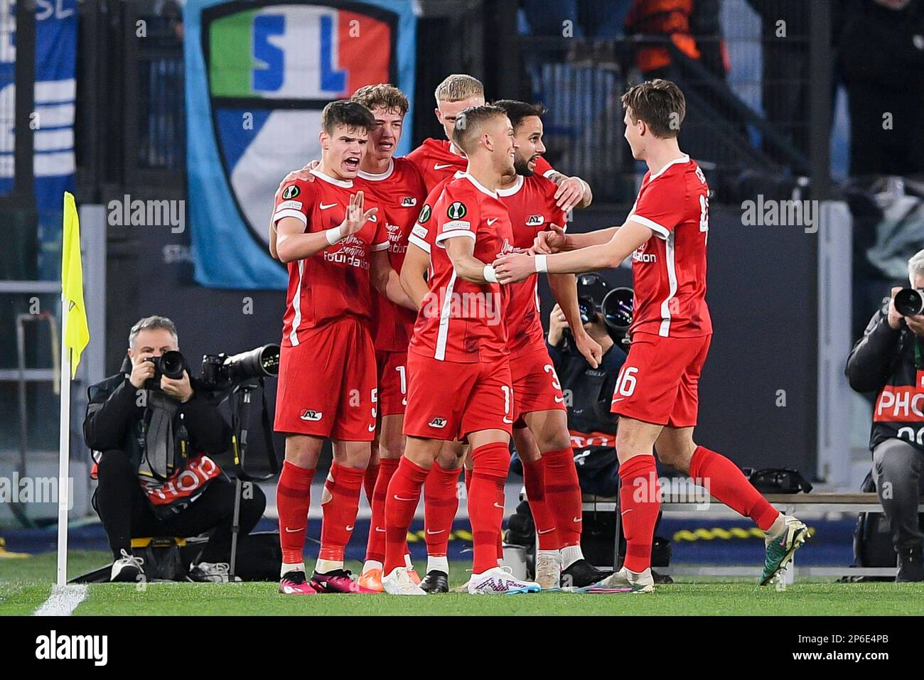 07-03-2023: Sport: Lazio vs AZ ROME, ITALY - MARCH 7: Milos Kerkez (AZ ...