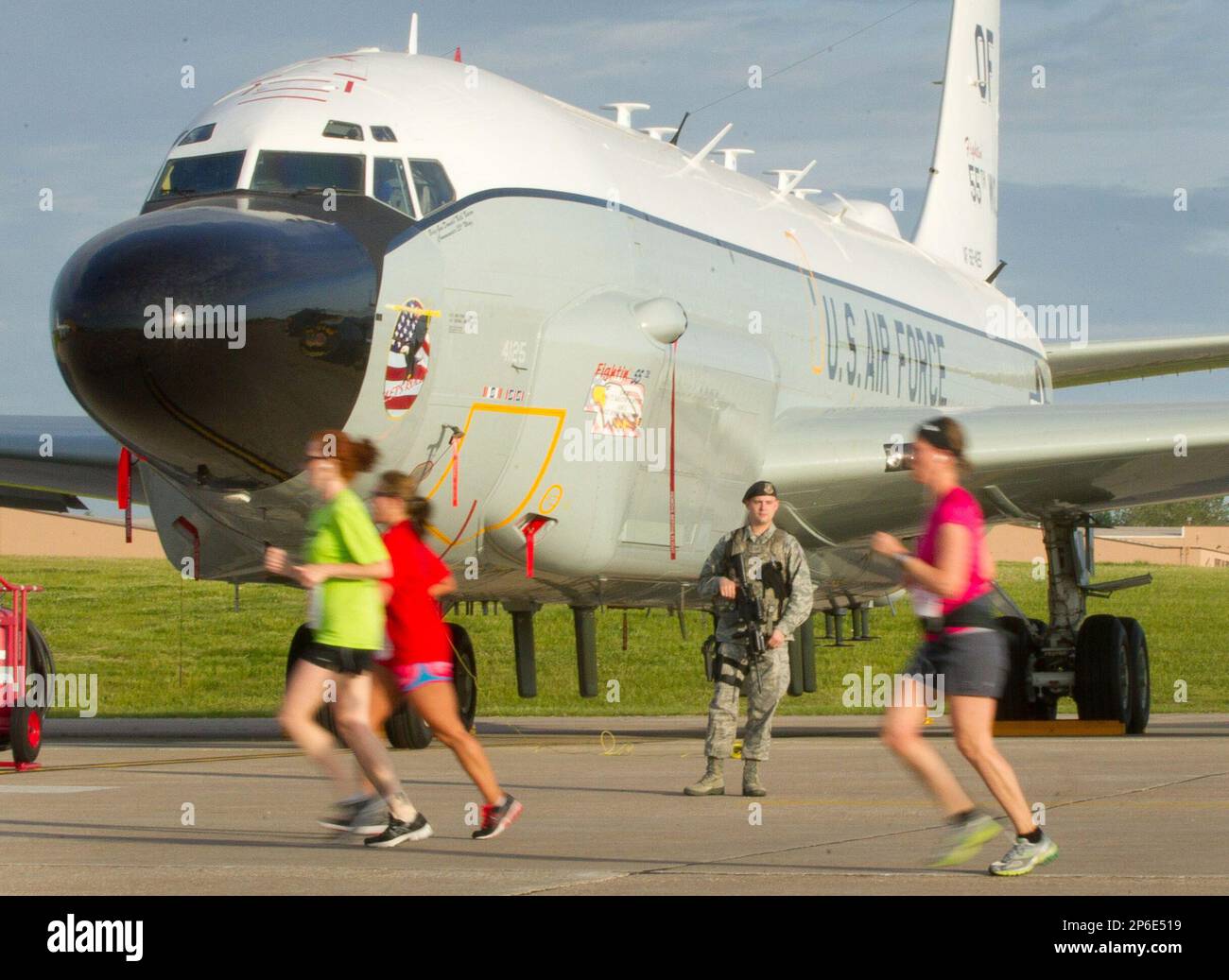 In this Sunday, May 13, 2012, photo Sr. Airman Jacob Binkley stands ...