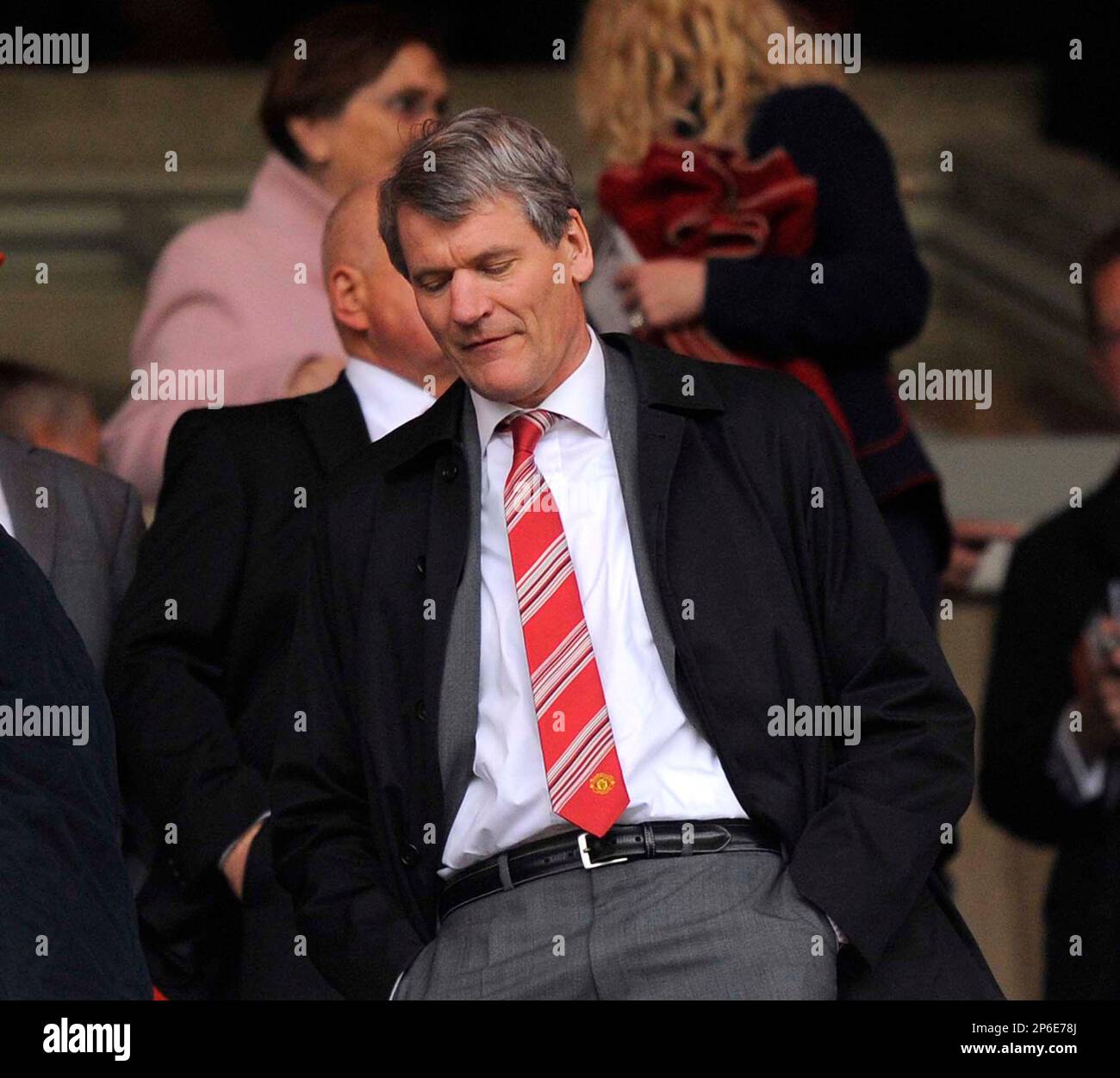 Chief executive of Manchester United David Gill..Barclays Premier ...