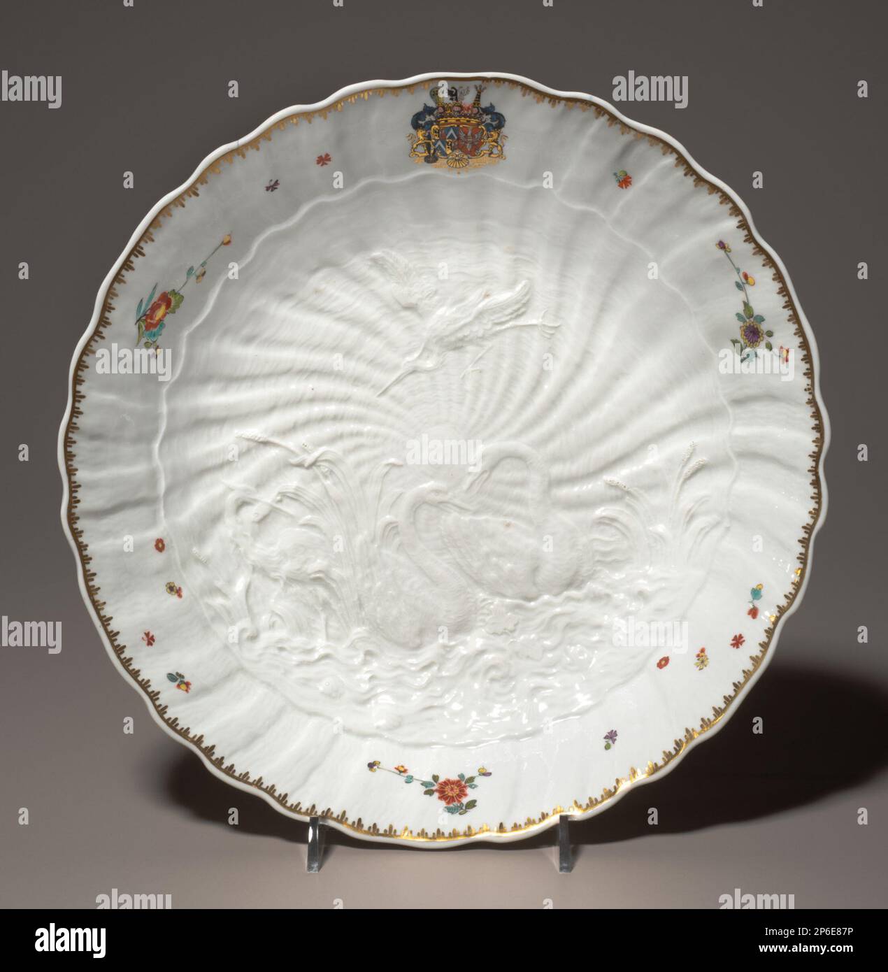 Meissen Porcelain Manufactory, Bowl from the Swan Service, c. 1738–39 ...