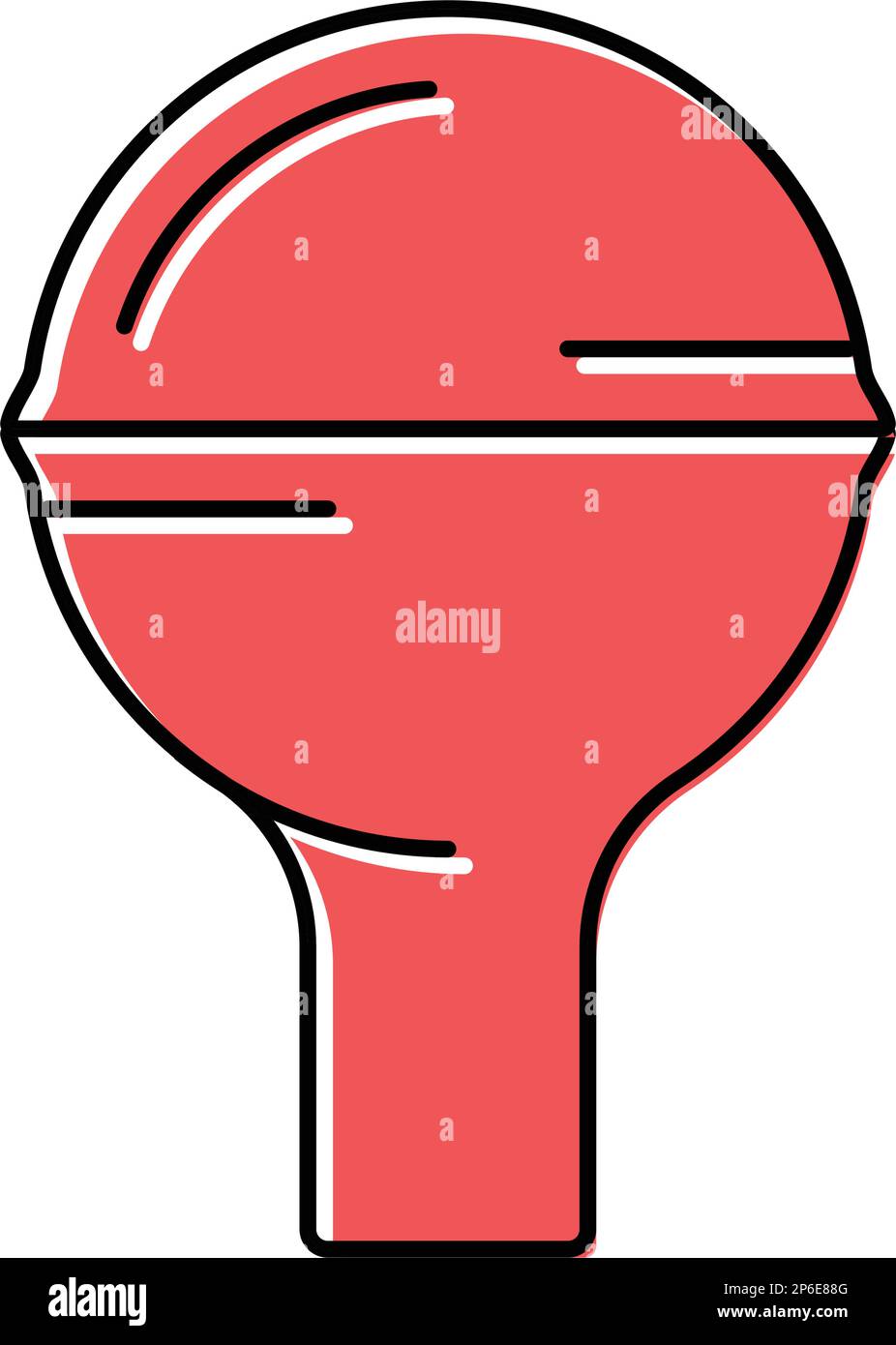 dropper bulb chemical glassware lab color icon vector illustration ...