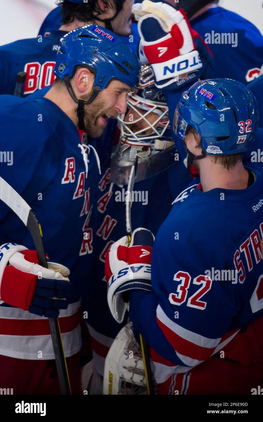 May 12, 2012: New York Rangers left wing Mike Rupp (71) is emotional ...