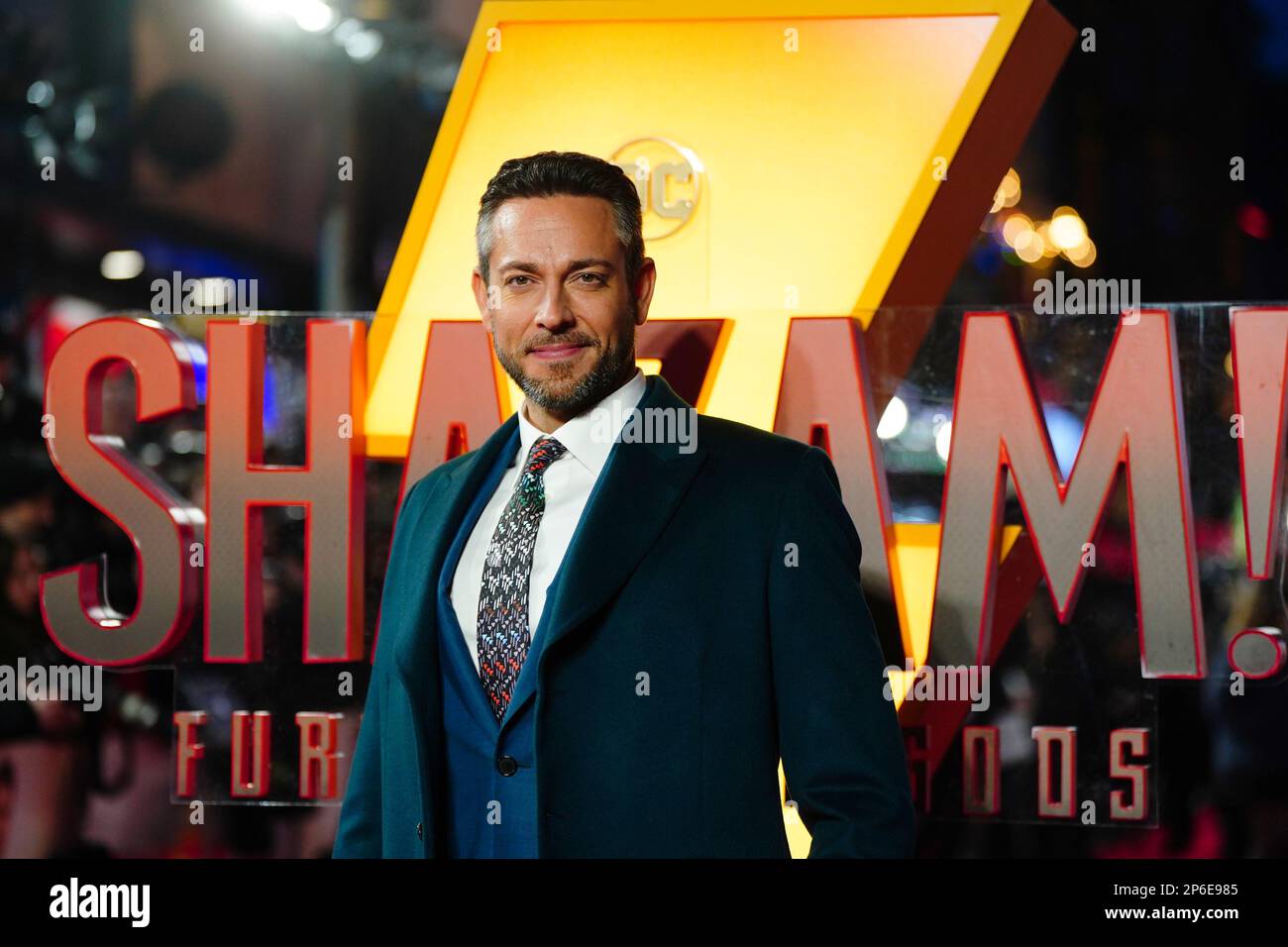 Zachary Levi attending a special screening for Shazam! Fury of the Gods ...