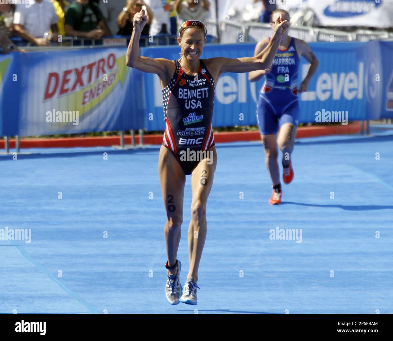 Laura Bennett, of Boulder, Co, places 3rd at the ITU World Championship ...