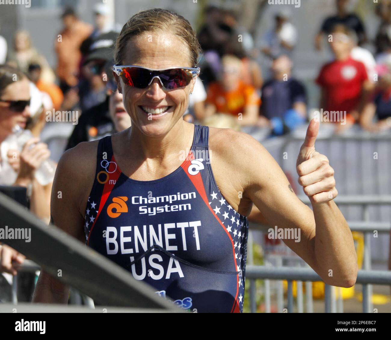 Laura Bennett, of Boulder, Co, places 3rd at the ITU World Championship ...
