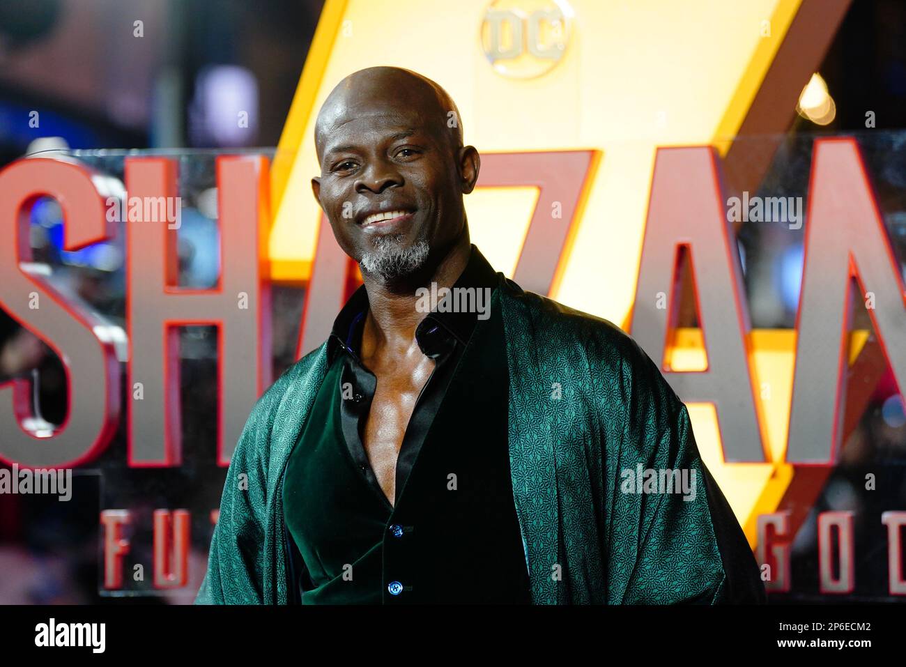 Djimon Hounsou attending a special screening for Shazam! Fury of the ...
