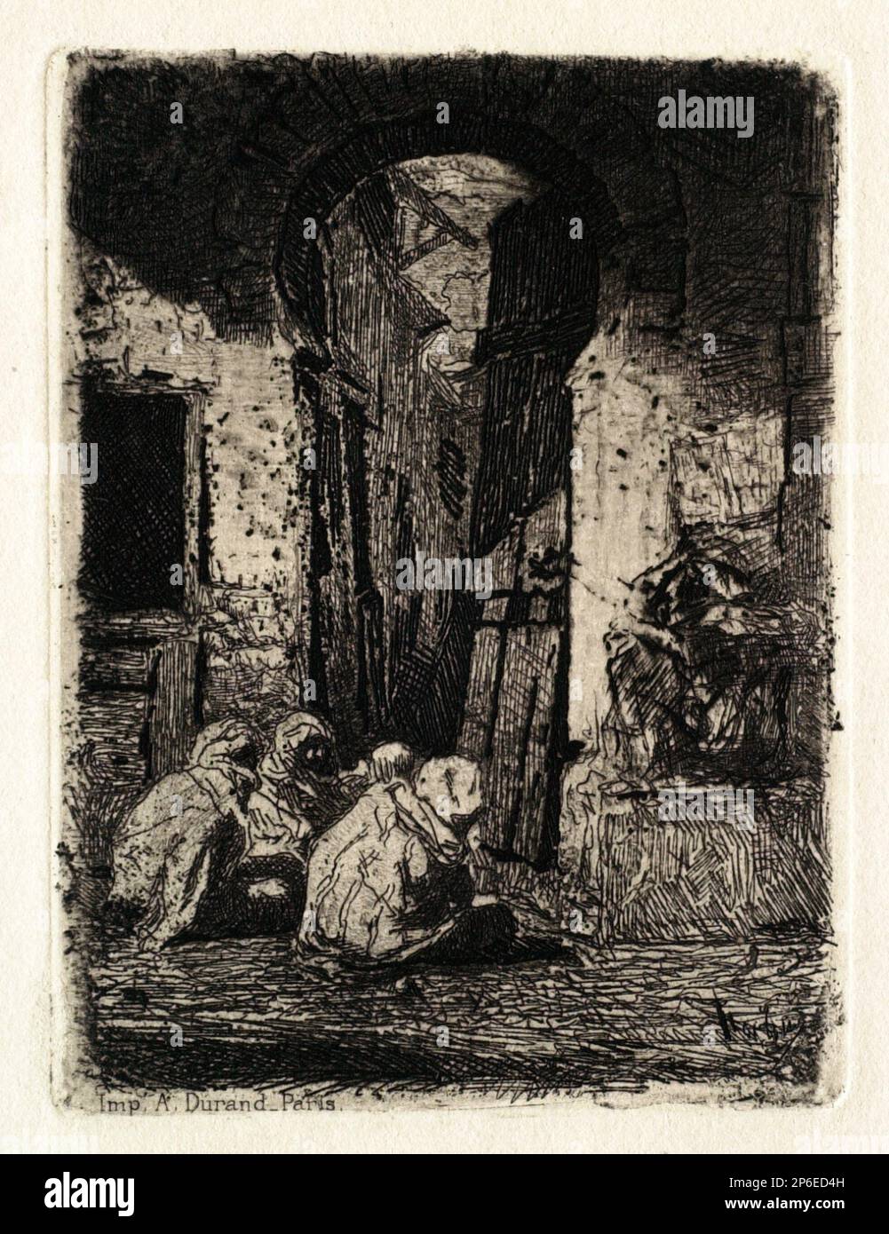 Mariano José Maria Bernardo Fortuny y Carbó, Tangiers: Seated Arabs ...