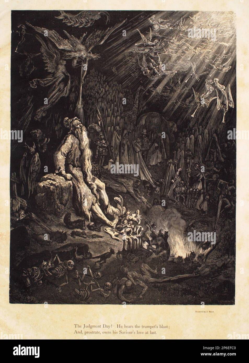 Gustave Doré, The Legend of the Wandering Jew, 12: The Judgment Day ...