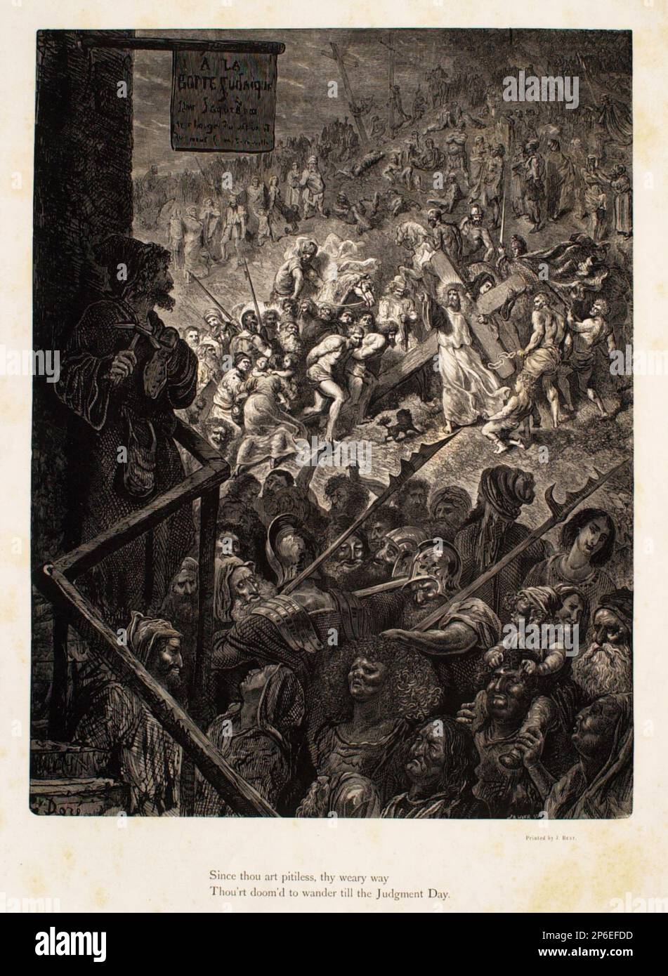 Gustave Doré, The Legend of the Wandering Jew, 1: Since thou art ...