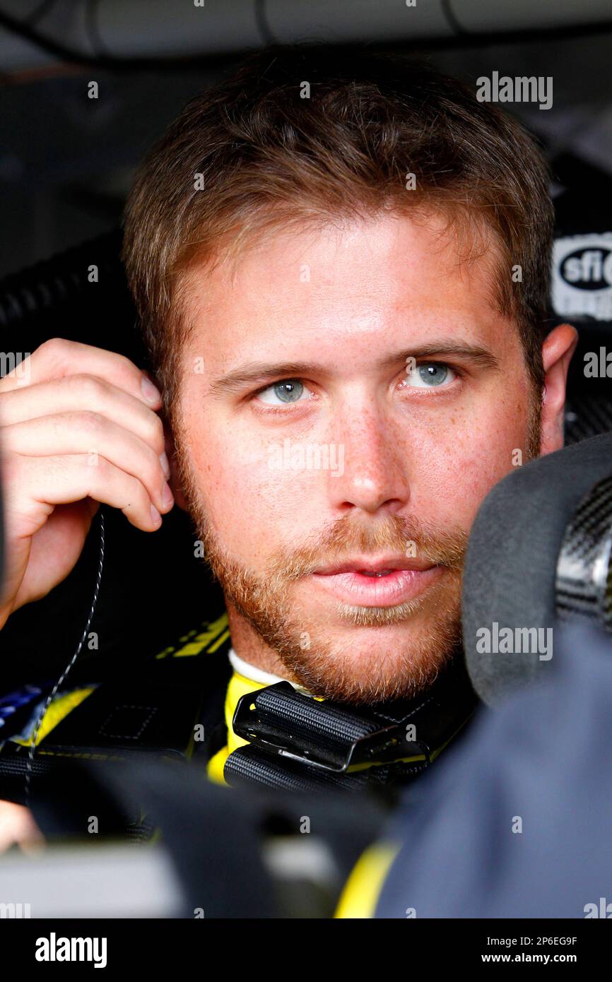 Brian Scott during practice for Saturday's NASCAR Nationwide Series ...