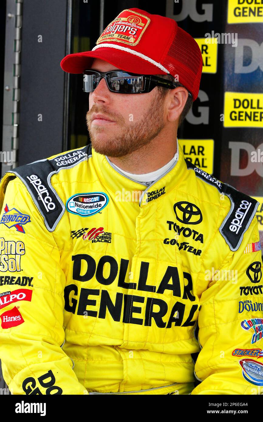 Brian Scott during practice for Saturday's NASCAR Nationwide Series ...