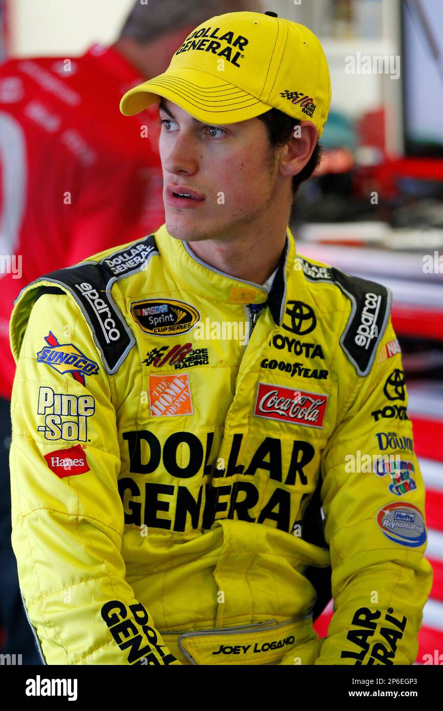 Joey Logano during practice for Sunday's NASCAR Sprint Cup Series auto ...
