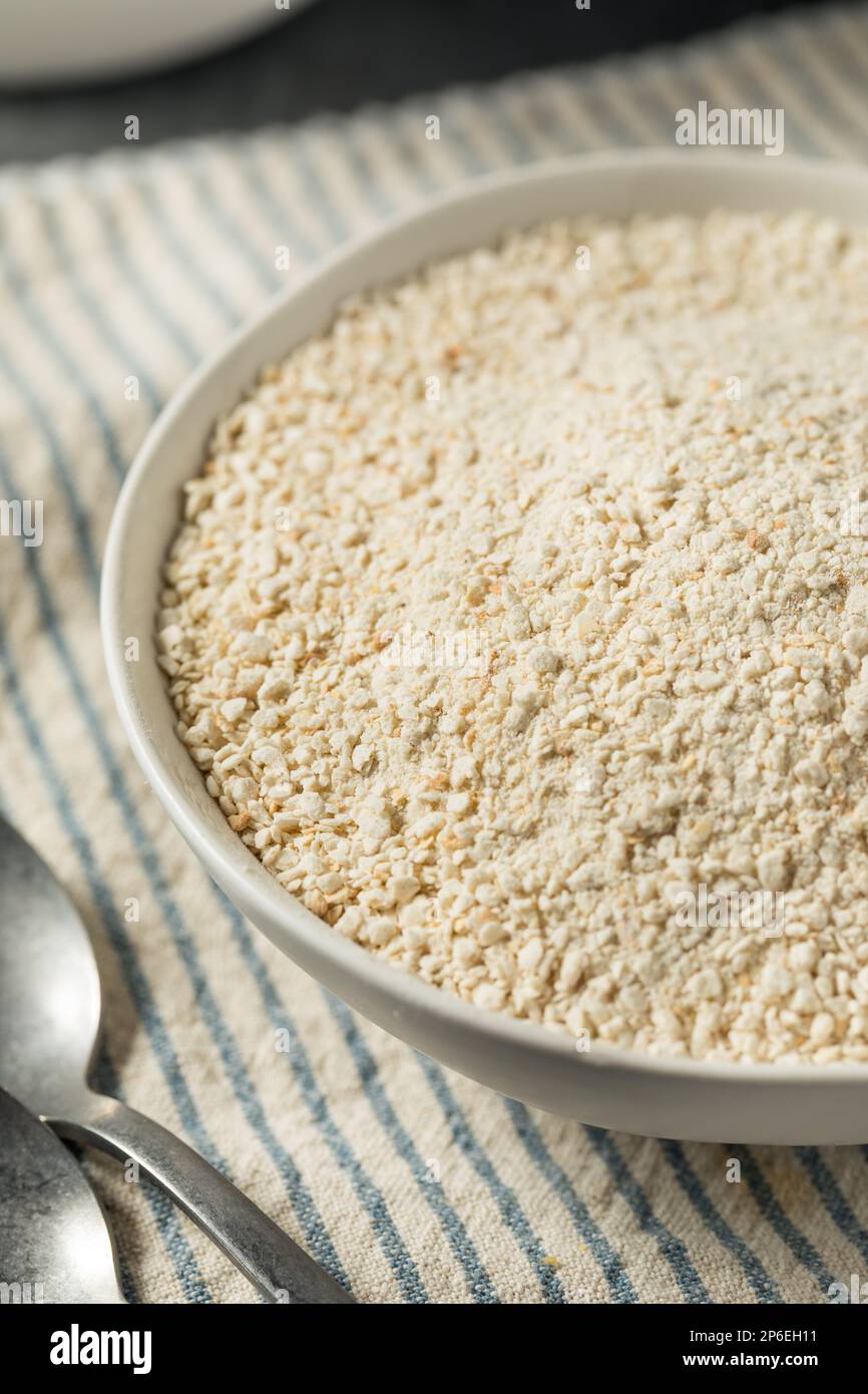 Dry Organic Matzo Meal in a Bowl Stock Photo - Alamy