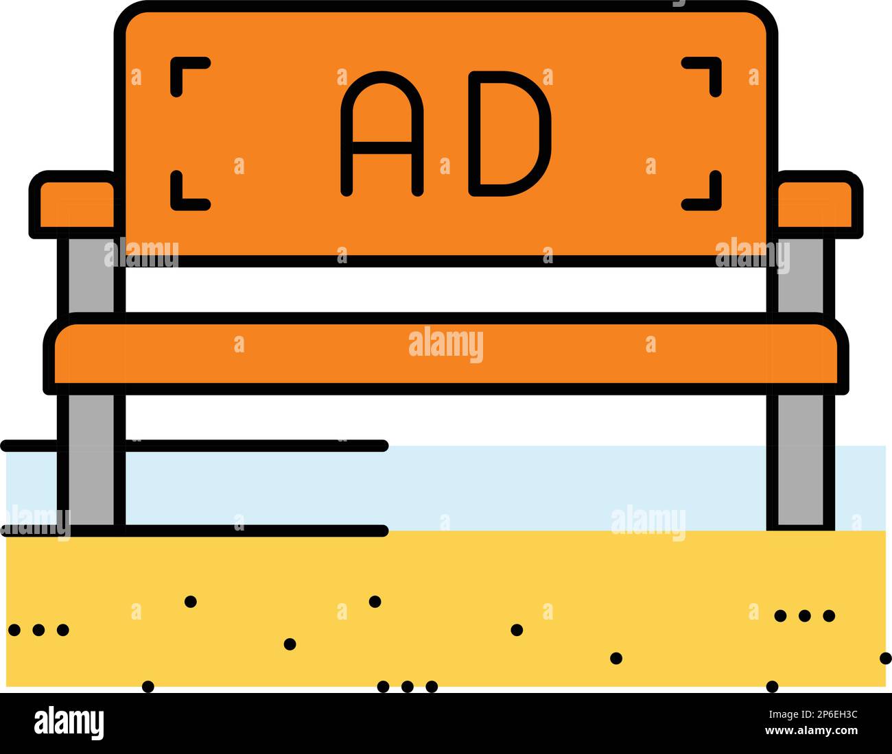 guerrilla advertising color icon vector illustration Stock Vector Image ...