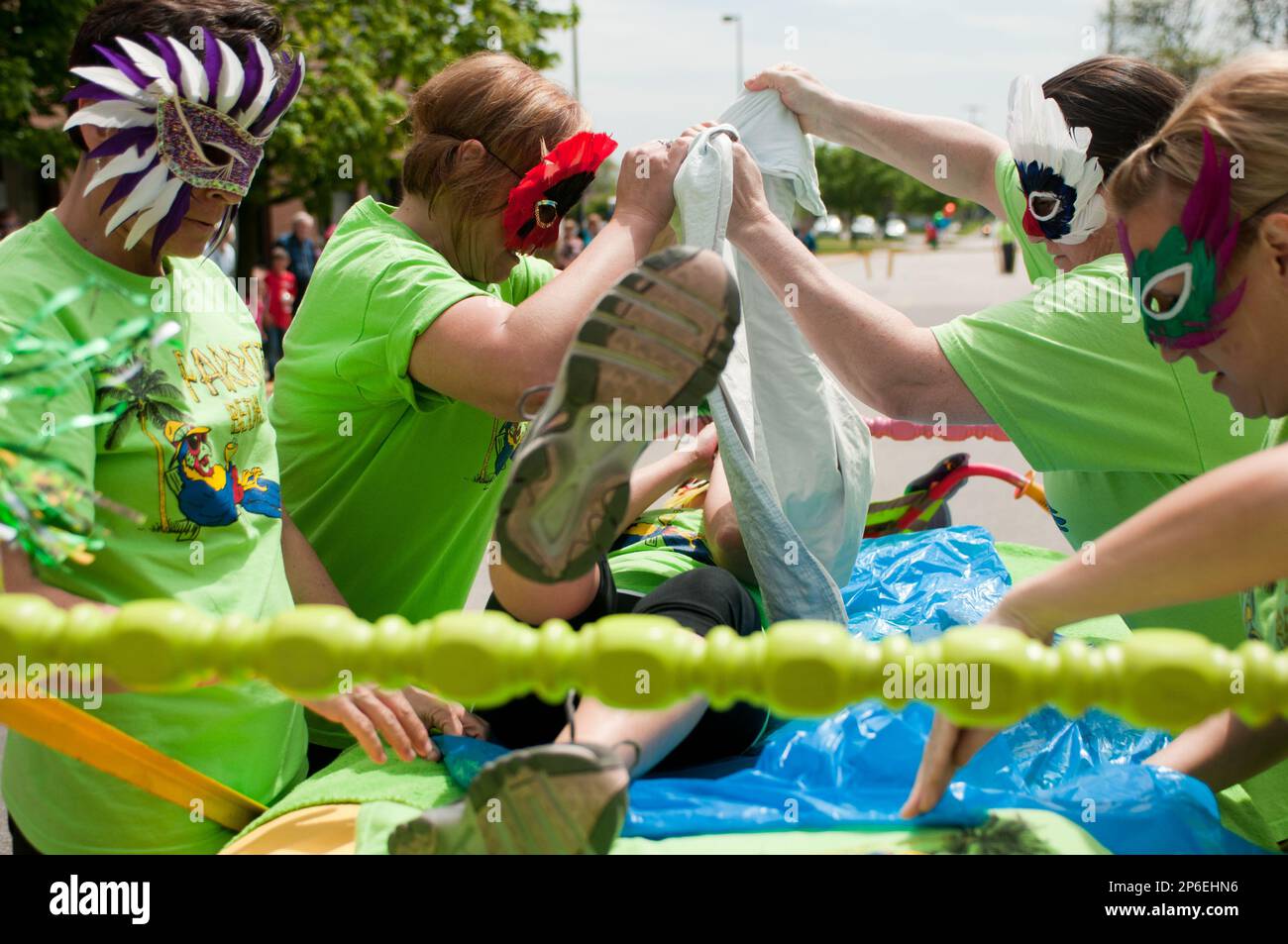 Teams perform a Diligent MaxiSlide patient safety drill during the ...