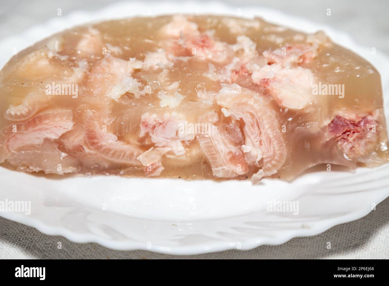 Pork jam traditional eastern european and orient delicacy. Typical ...