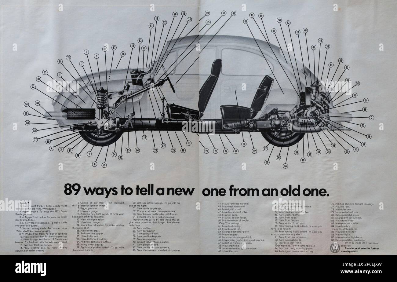 Vintage "Life' Magazine 22 January 1971 issue Advert, USA Stock Photo ...