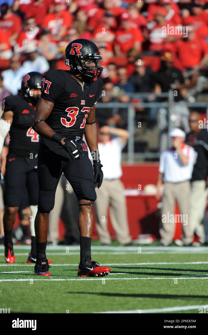 Rutgers University Scarlet Knights linebacker Jamal Merrell (37) during ...