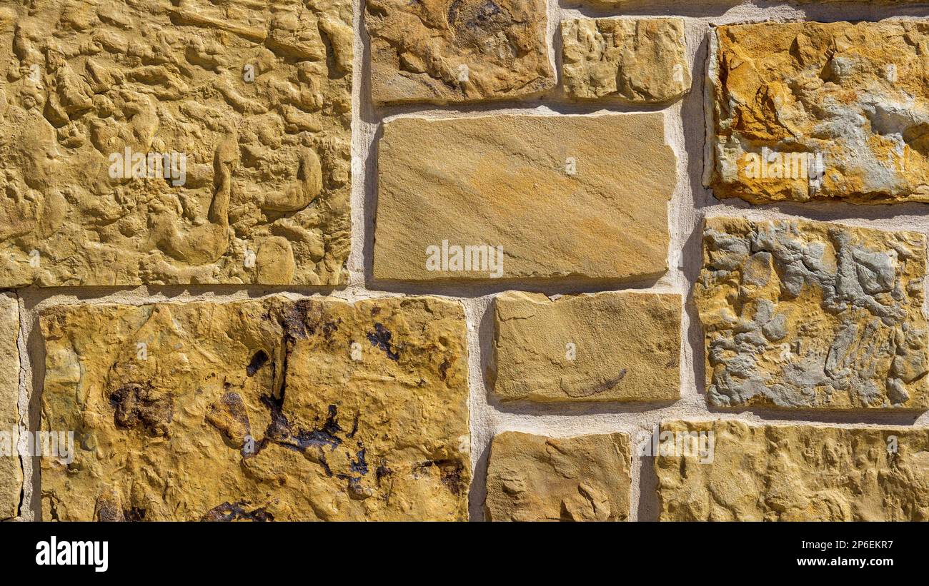Beautiful brick wall blocks hi-res stock photography and images - Alamy