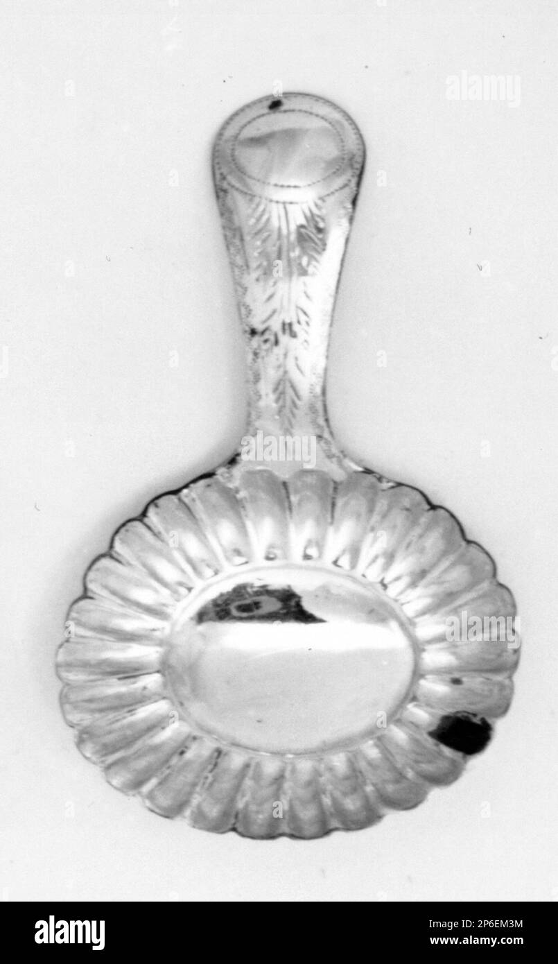 No maker's mark, Caddy Spoon, 20th century, silver Stock Photo - Alamy