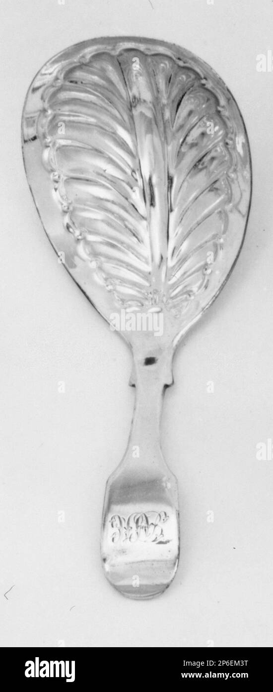 William (II) and Samuel Knight, Caddy Spoon, 1815/16, silver Stock ...