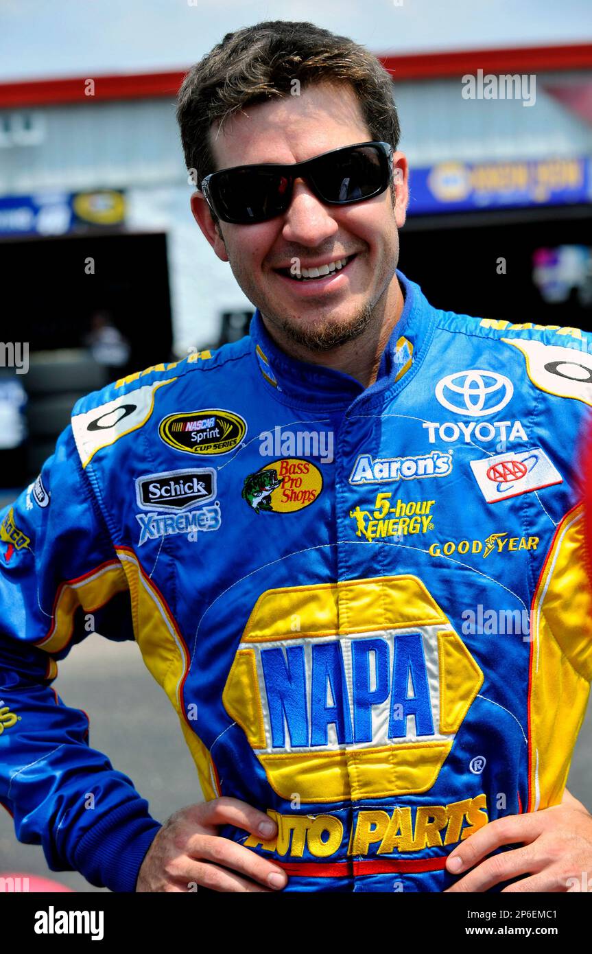 Martin Truex Jr. during practice for the Aaron's 499 auto race at ...