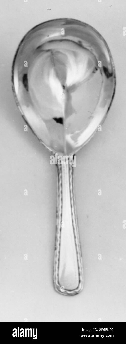 Charles Aldridge and Henry Green, Caddy Spoon, c. 1780, silver Stock ...