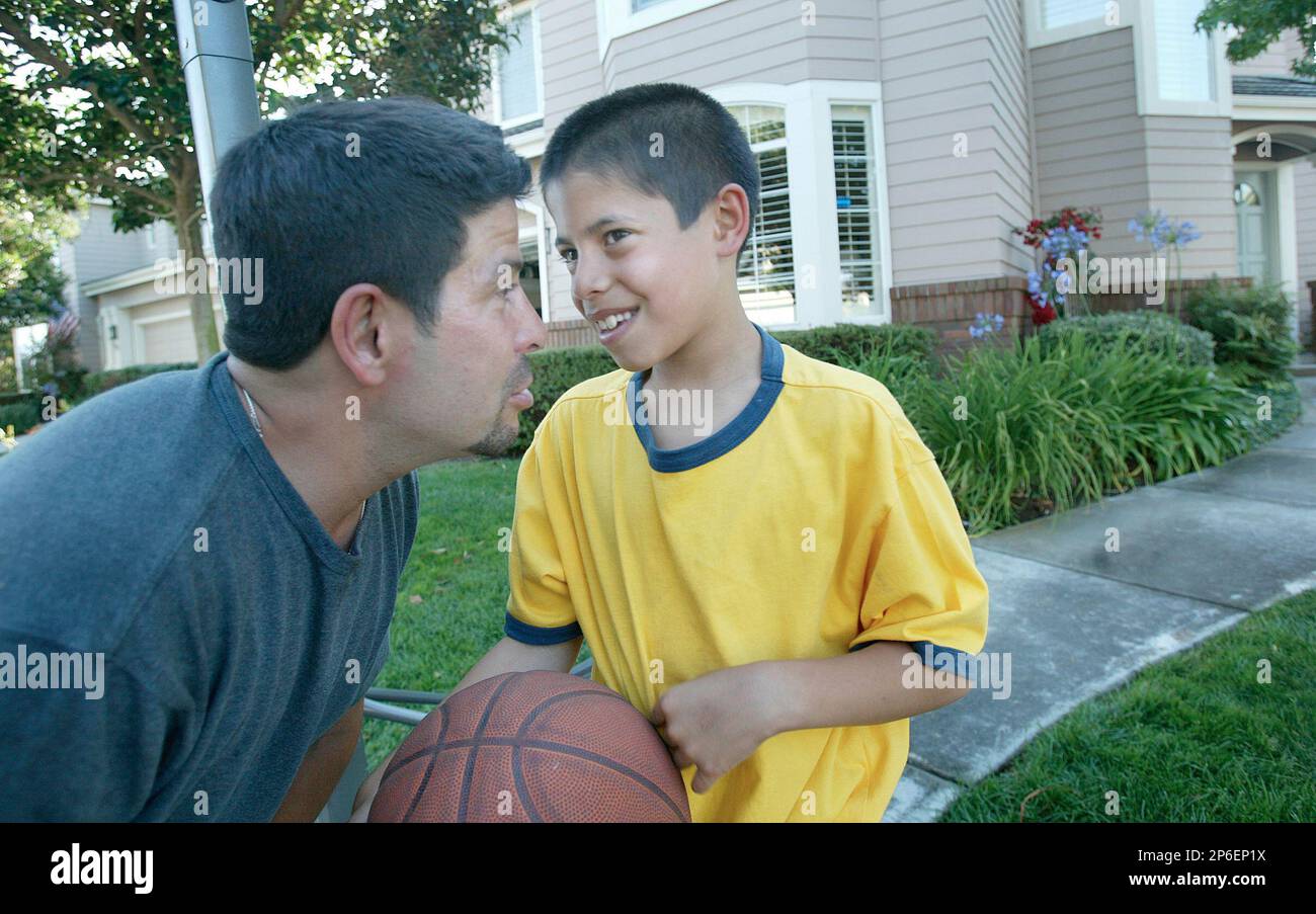 autism2014 mac.jpg Cameron and his dad take a break from shooting ...