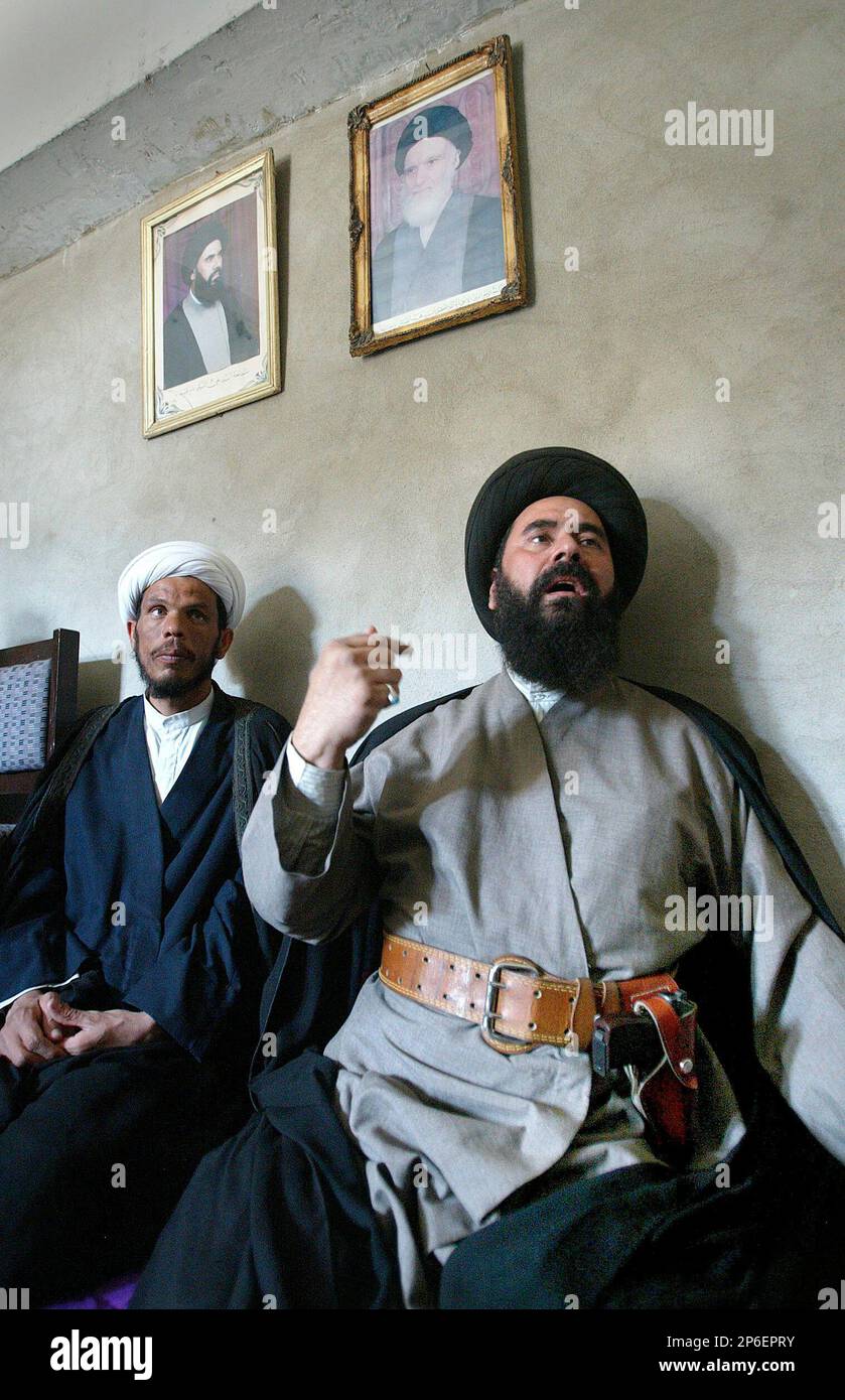 IRAQ1-C-16APR03-MT-MAC ***FOR ROBERT COLLIER STORY*** The Imam of the ...