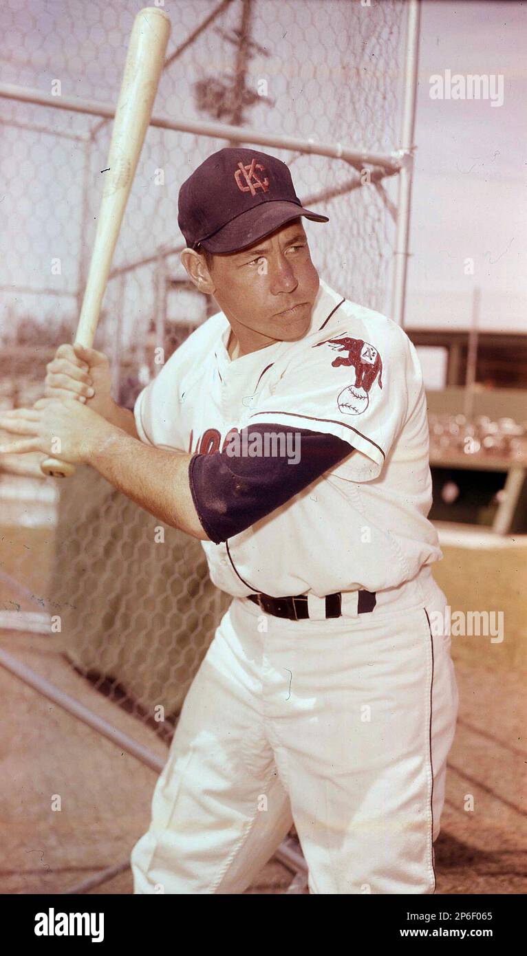 Kansas City A's Athletics outfielder Bill Tuttle poses for a portrait ...