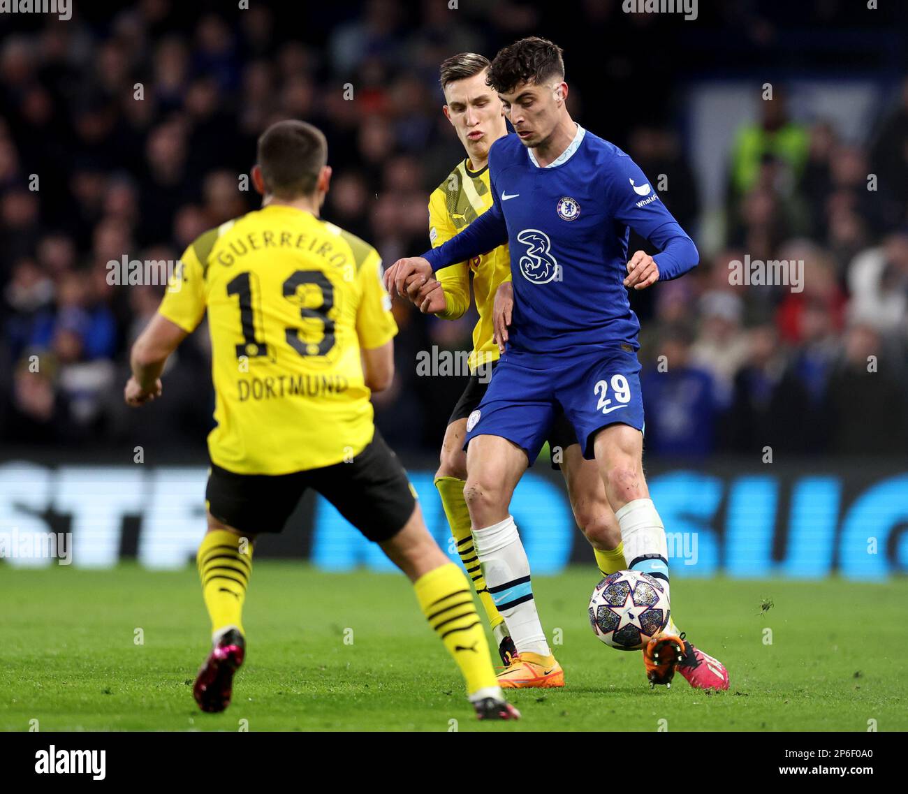 London, England, 7th March 2023. Kai Havertz of Chelsea during the UEFA ...