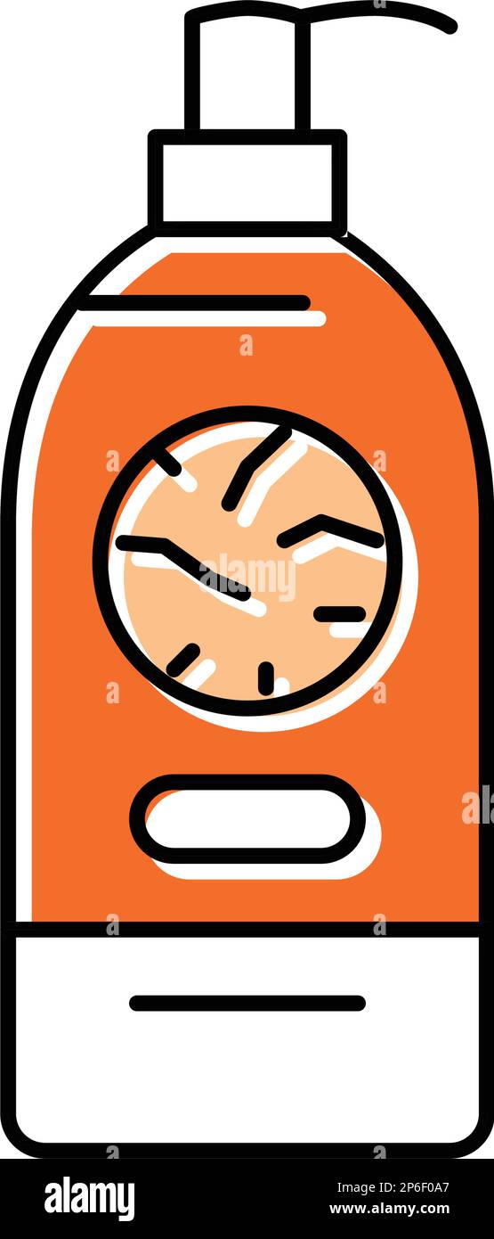 dry skin cream color icon vector illustration Stock Vector Image & Art ...