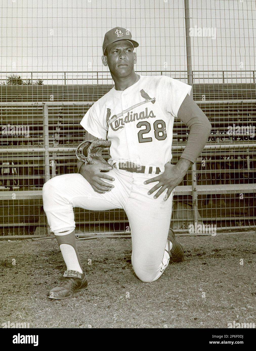 St. Louis Cardinals first baseman Orlando Cepeda poses for a portrait ...