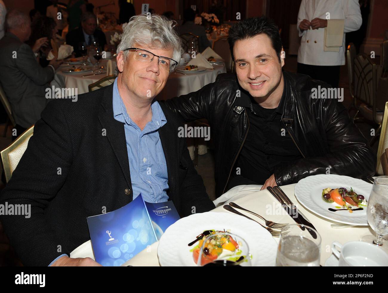 BEVERLY HILLS, CA - MAY 2: Executive Producer Peter Tolan (L) and actor ...