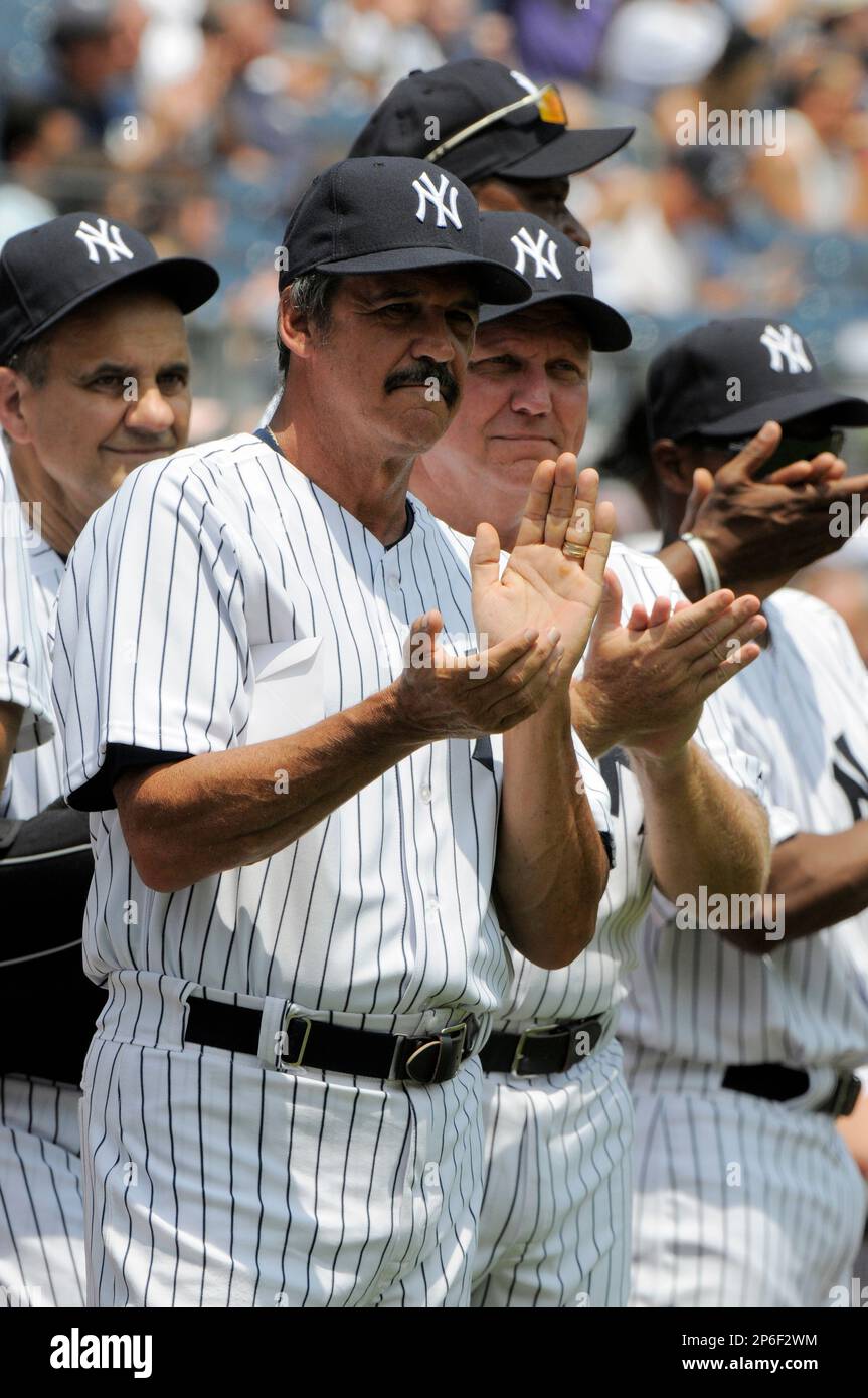 Former New York Yankees pitcher Ron Guidry during Old Timers Day at ...