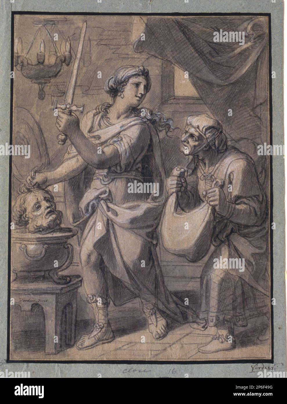 François Verdier, Judith and Her Servant with the Head of Holofernes ...