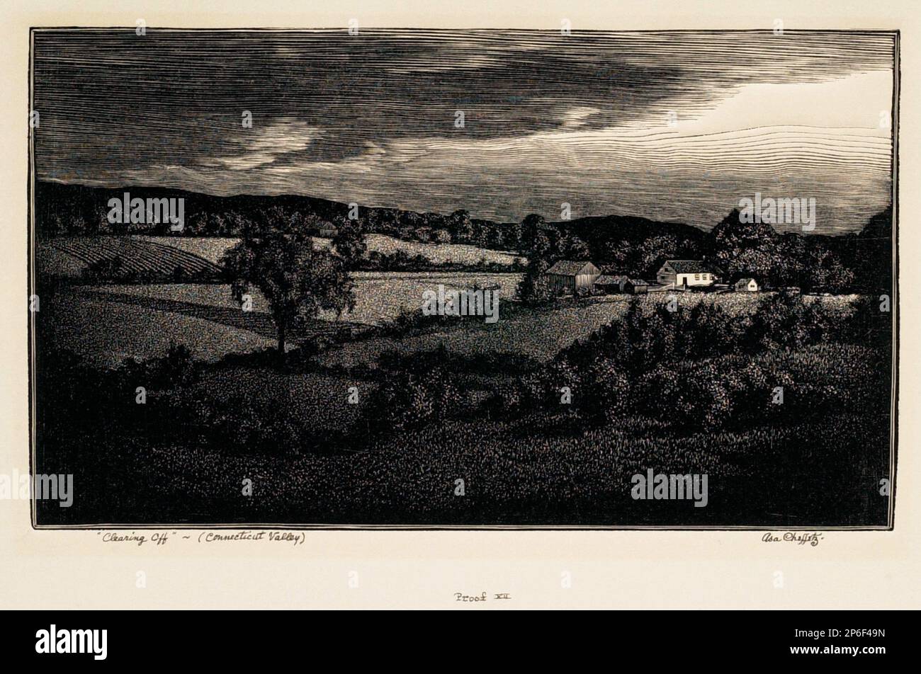 Connecticut landscape print hi-res stock photography and images - Alamy