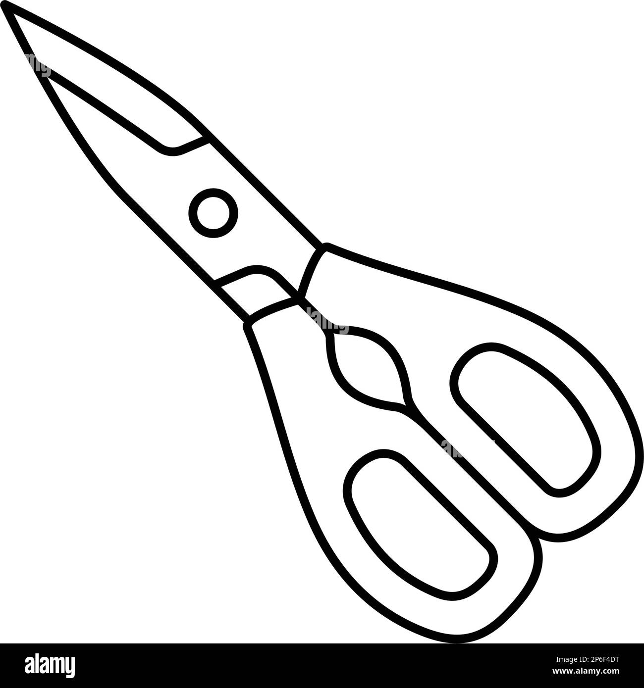 Kitchen shears Stock Vector Images - Alamy
