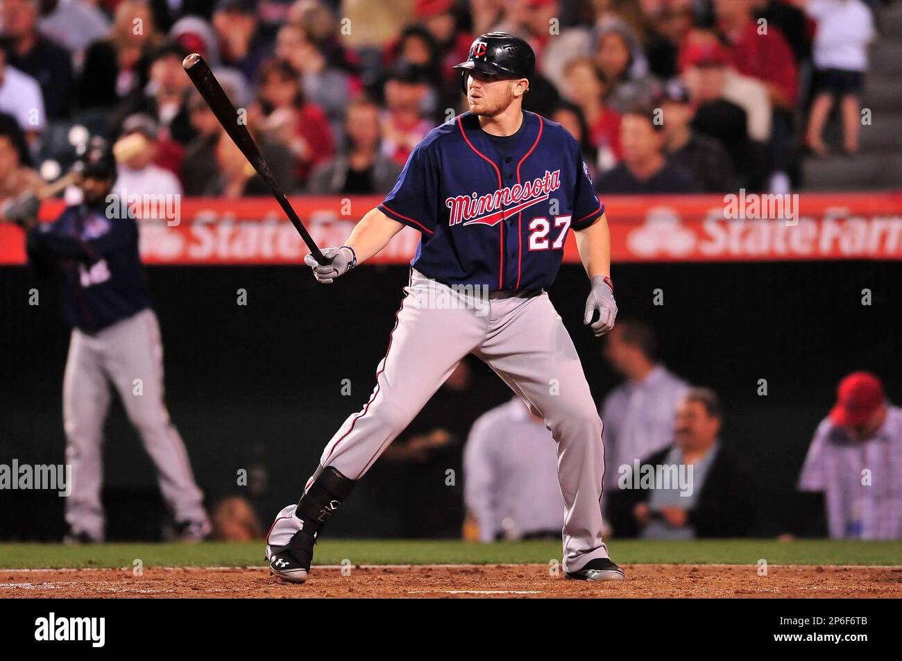 April 30, 2012 Anaheim, CAMinnesota Twins first baseman Chris Parmelee ...