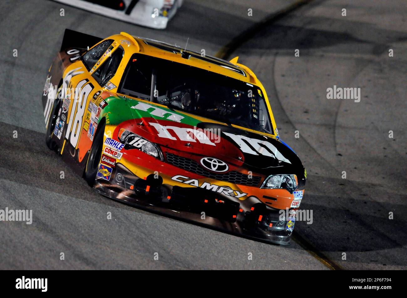 Kyle Busch, M&M's Ms. Brown Toyota Camry during the Capital City 400 ...
