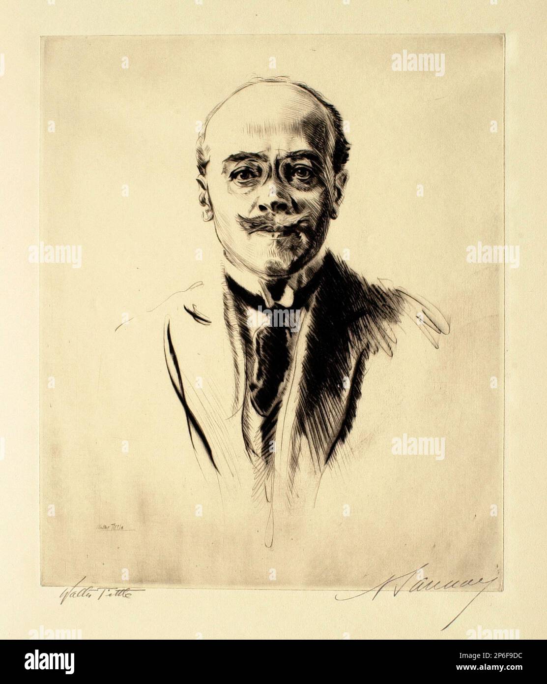 Walter Tittle, The Arms Conference Portfolio: M. Albert Sarraut, 1921 ...