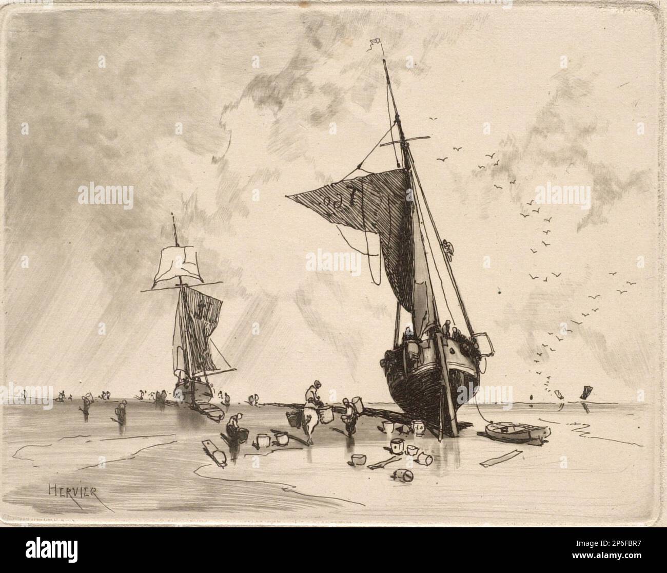 Etching drypoint and aquatint on paper hi-res stock photography and ...