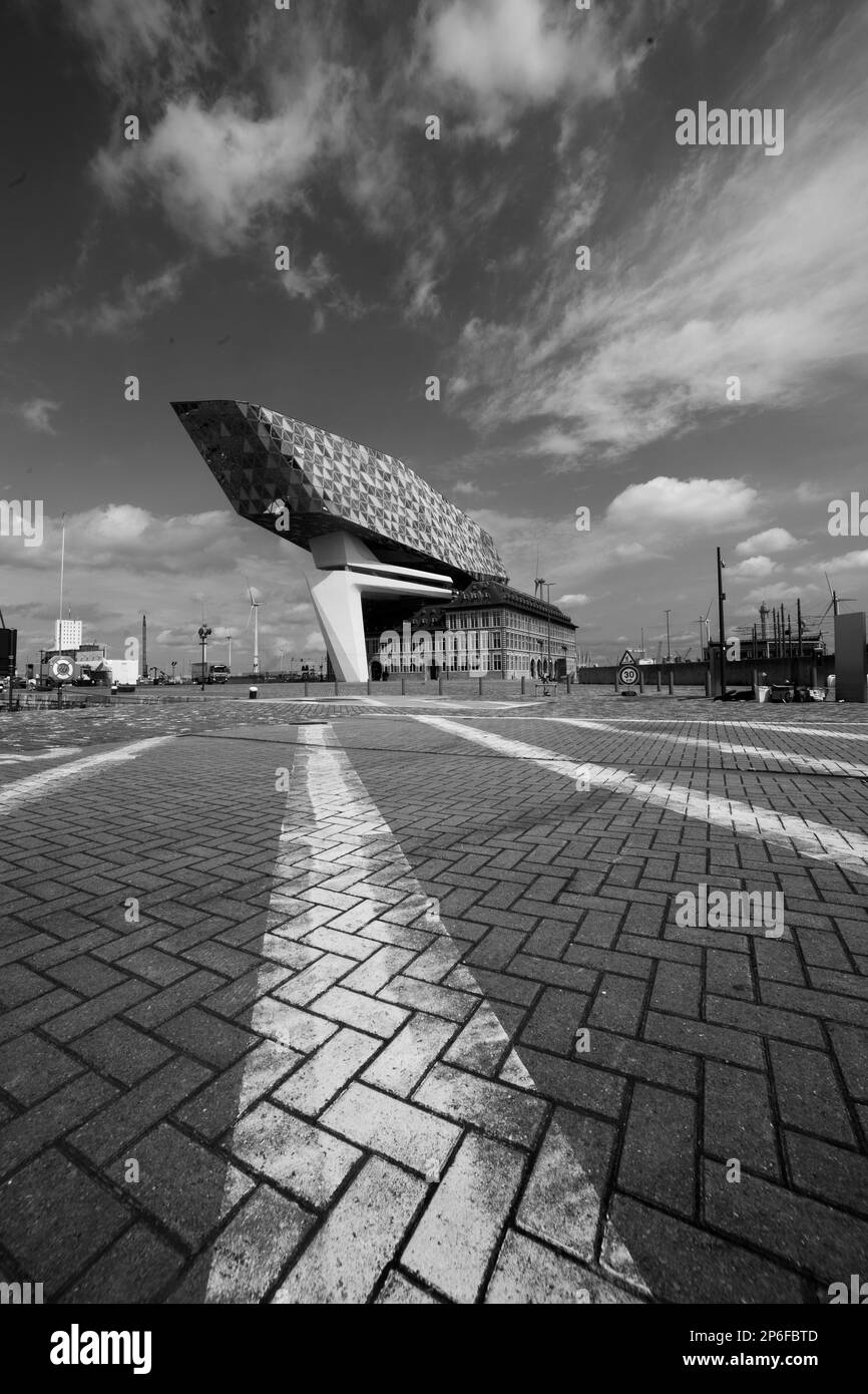 Belgium antwerp antwerpen anvers Black and White Stock Photos & Images ...
