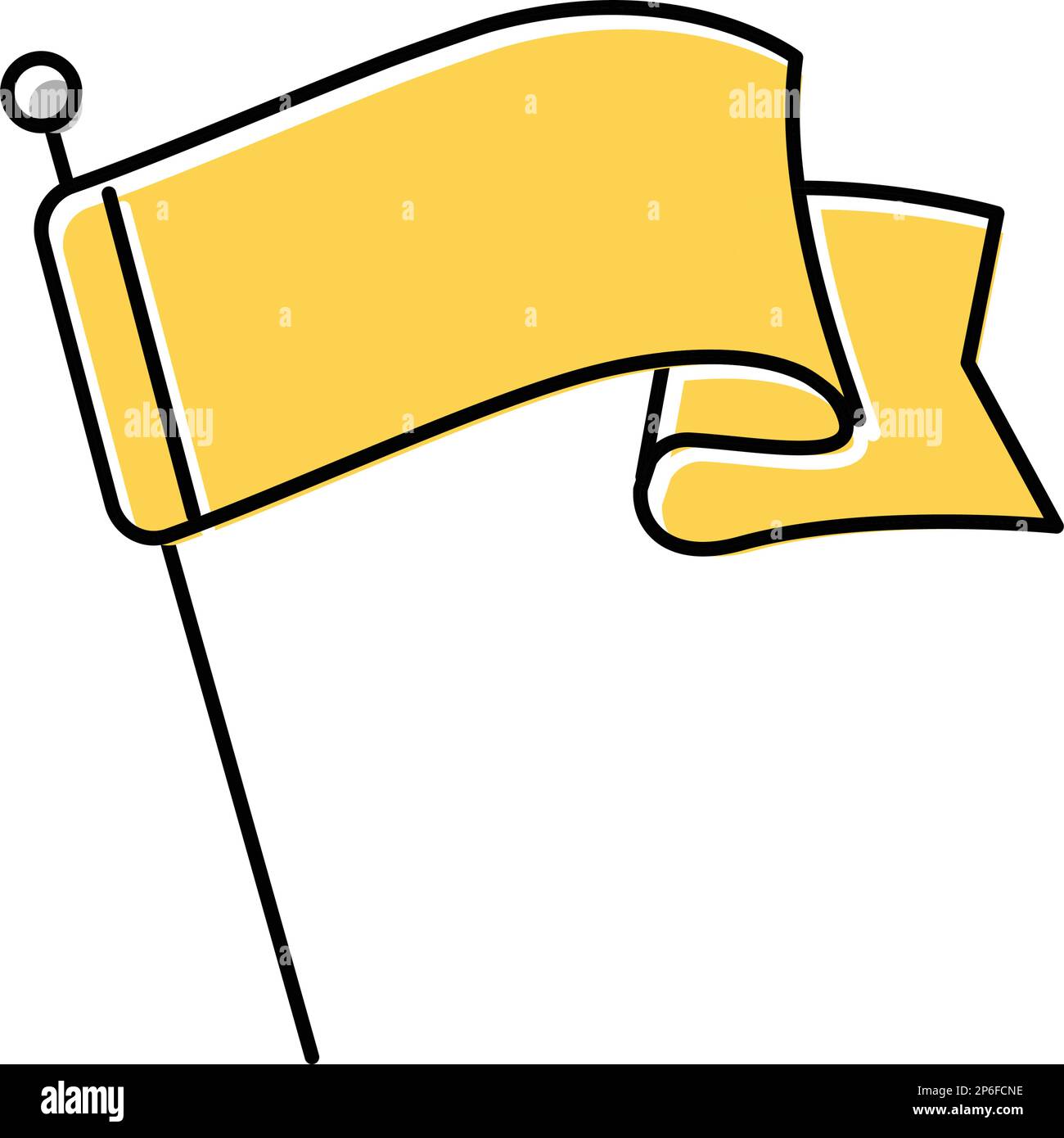 retro flag color icon vector illustration Stock Vector Image & Art - Alamy