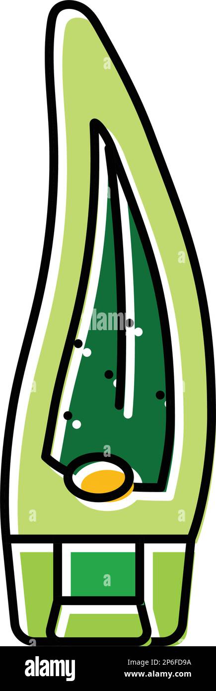 gel aloe vera color icon vector illustration Stock Vector Image & Art ...